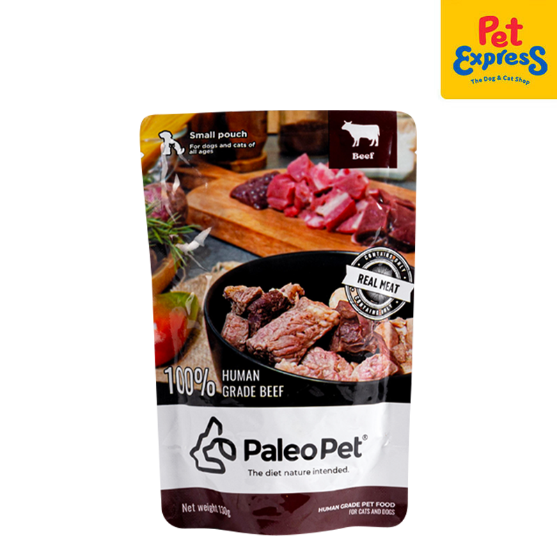 Paleo Pet Beef Wet Dog Food 130g (6 pouches) | Pet Express
