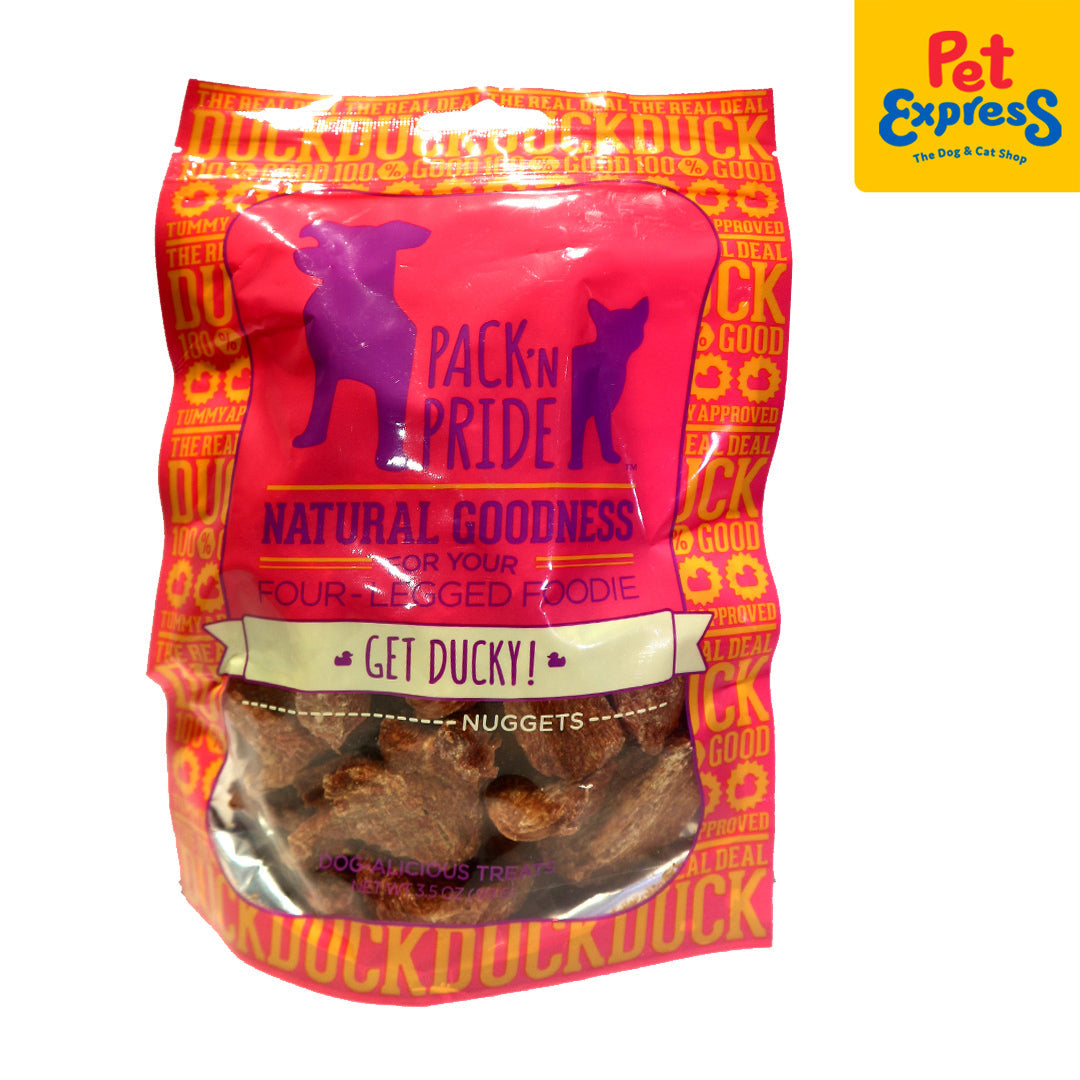 Pack N Pride Ducky Nuggets Dog Treats 3.5oz | Pet Express