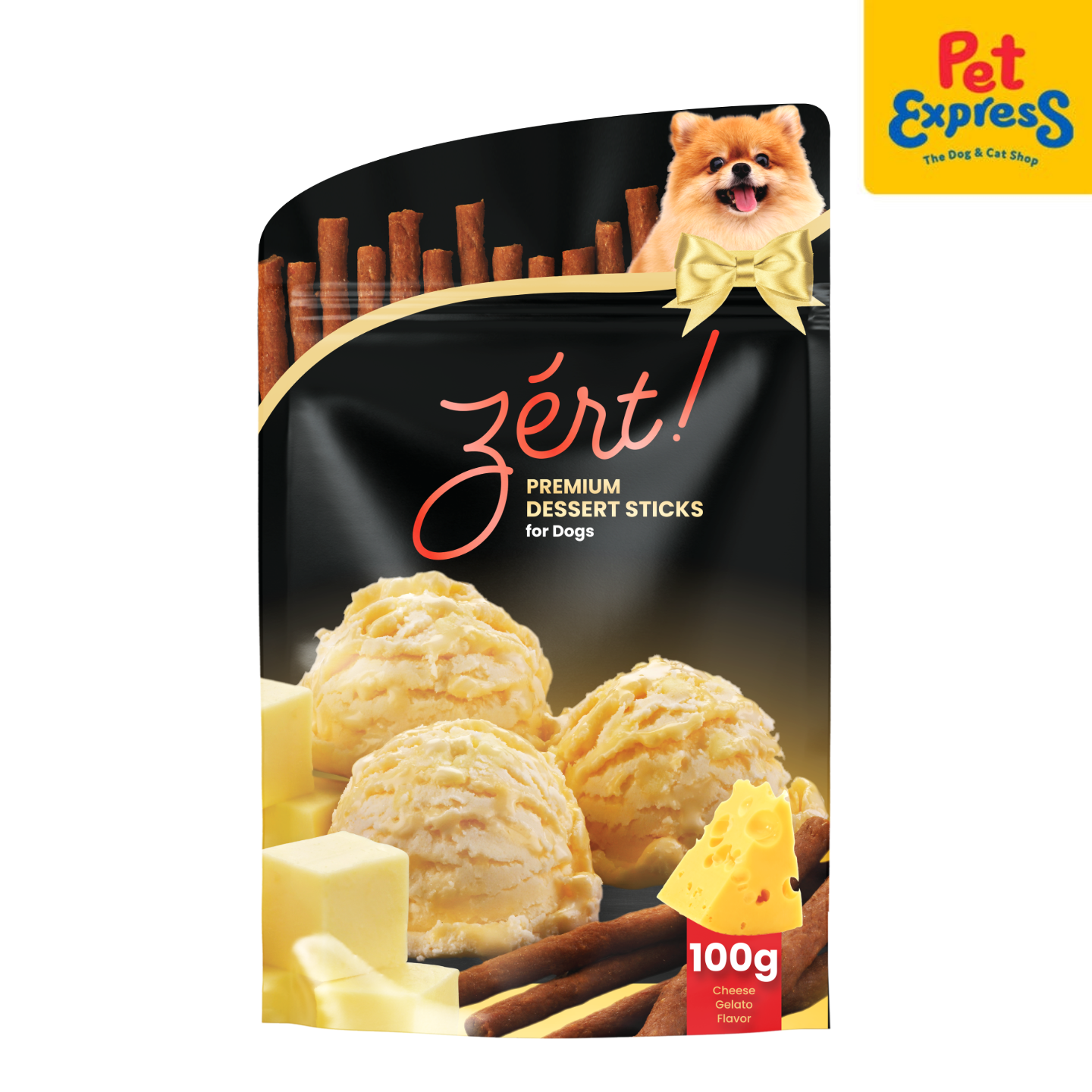 Zert Cheese Gelato Dog Treats 100g | Pet Express