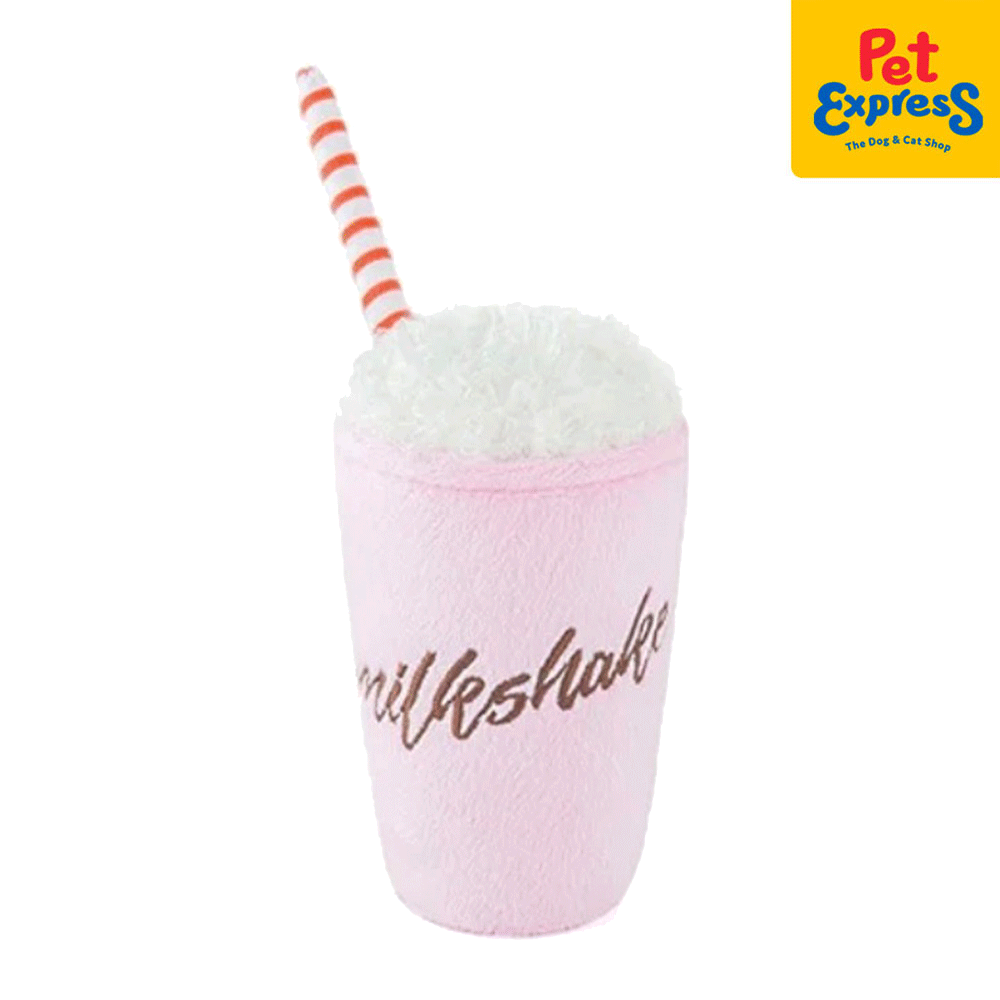 Pet Play American Classic Milkshake Plush Dog Toy | Pet Express