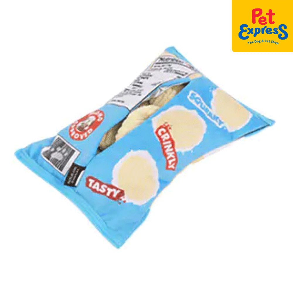 Pet Play Fluffles Chips Plush Dog Toy | Pet Express