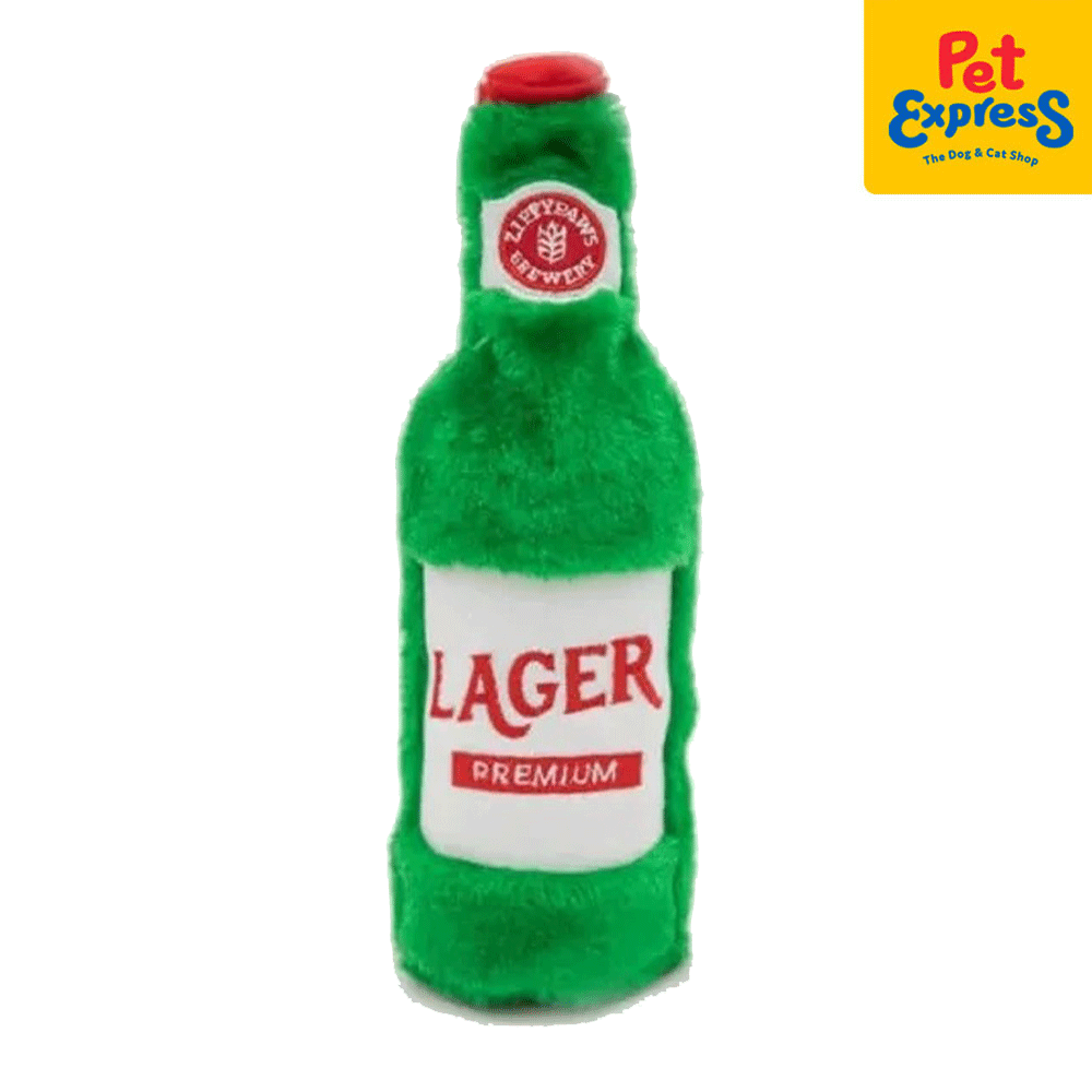 Zippy Paws Happy Hour Crusherz Lager Plush Dog Toy – Pet Express