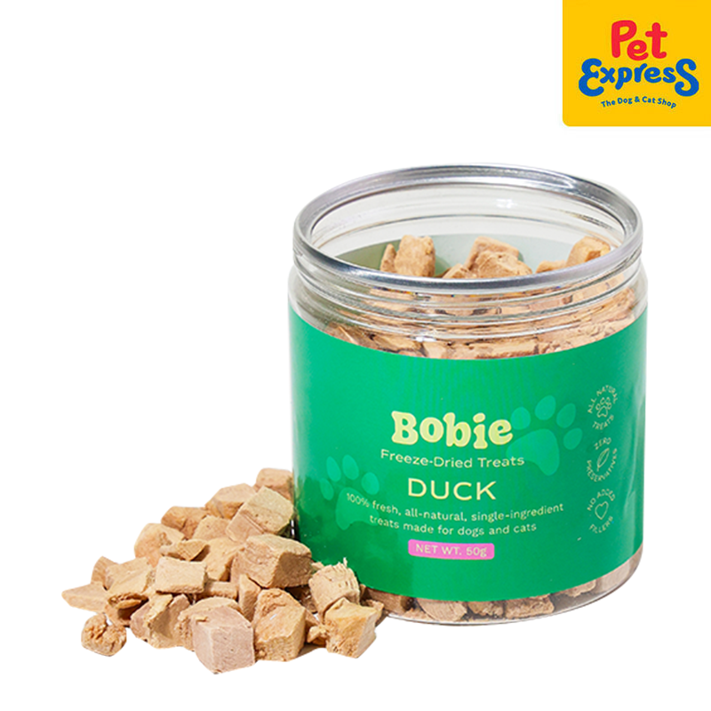 Bobie Freeze Dried Duck Dog Treats 50g | Pet Express