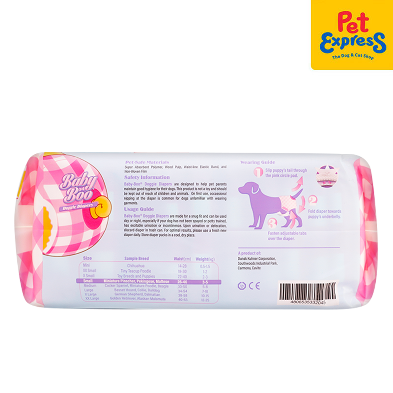 Baby Boo Female Diaper 16s Small – Pet Express