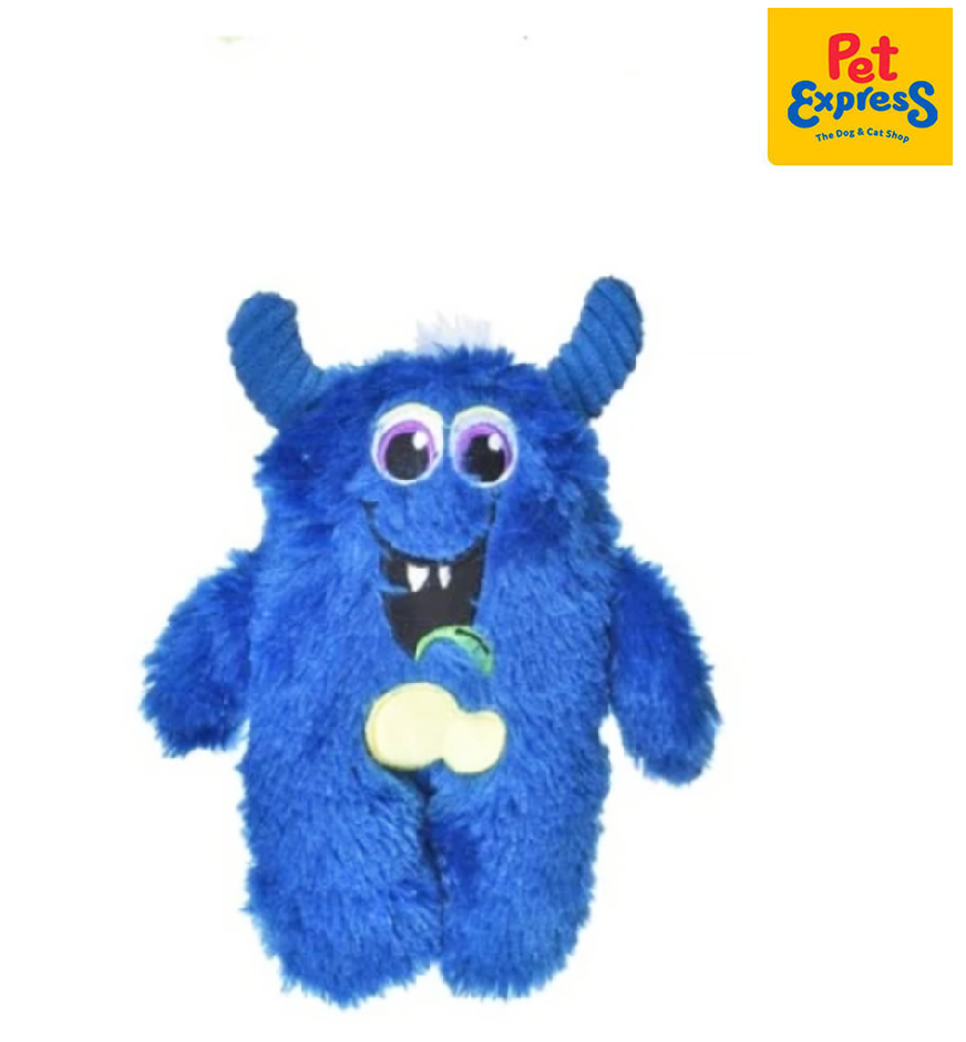 Approved Plush Blue Monster Dog Toy | Pet Express