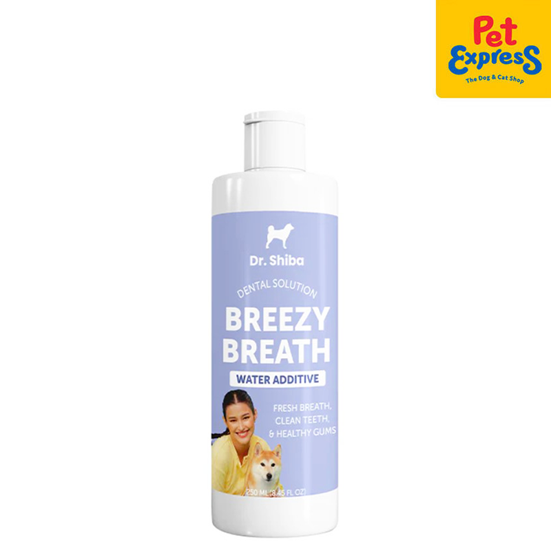 Dr. Shiba Breezy Breath Water Additive Dental Pet Solution 250ml – Pet ...
