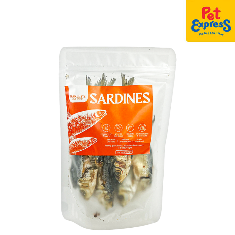 Harley's Dehydrated Sardines Dog Treats 50g | Pet Express