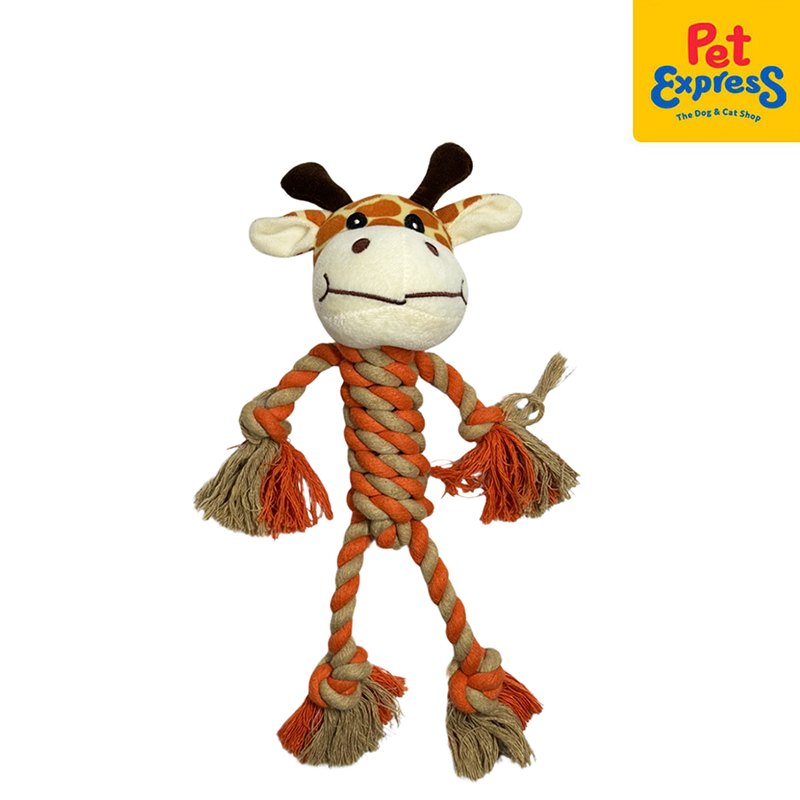 M-Pets Eco Zia Giraffe Rope Tug Dog Toys – Pet Express