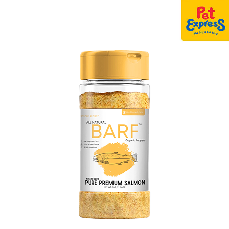 Luscious Recipe All Natural Barf Freeze Dried Premium Salmon Pet Toppe ...