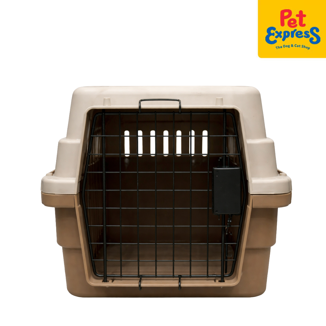 Kennel Pro Pet Carrier Small Brown KN0207 50x34x32cm – Pet Express