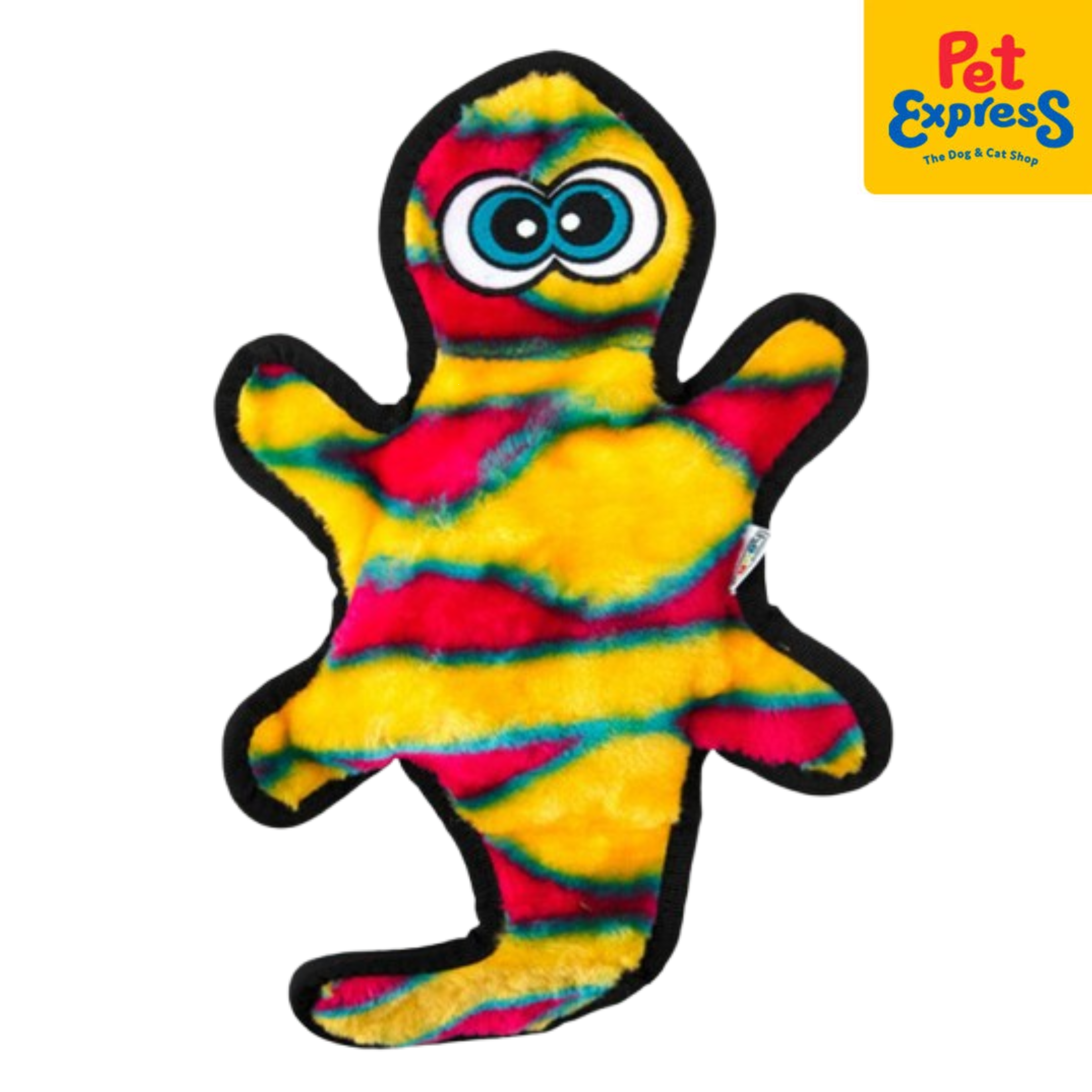 Outward Hound Durablez Gecko Dog Toy Medium Orange | Pet Express