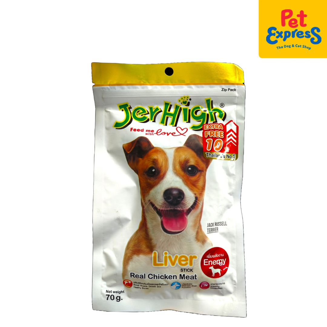 JerHigh Liver Stick Dog Treats 70g – Pet Express