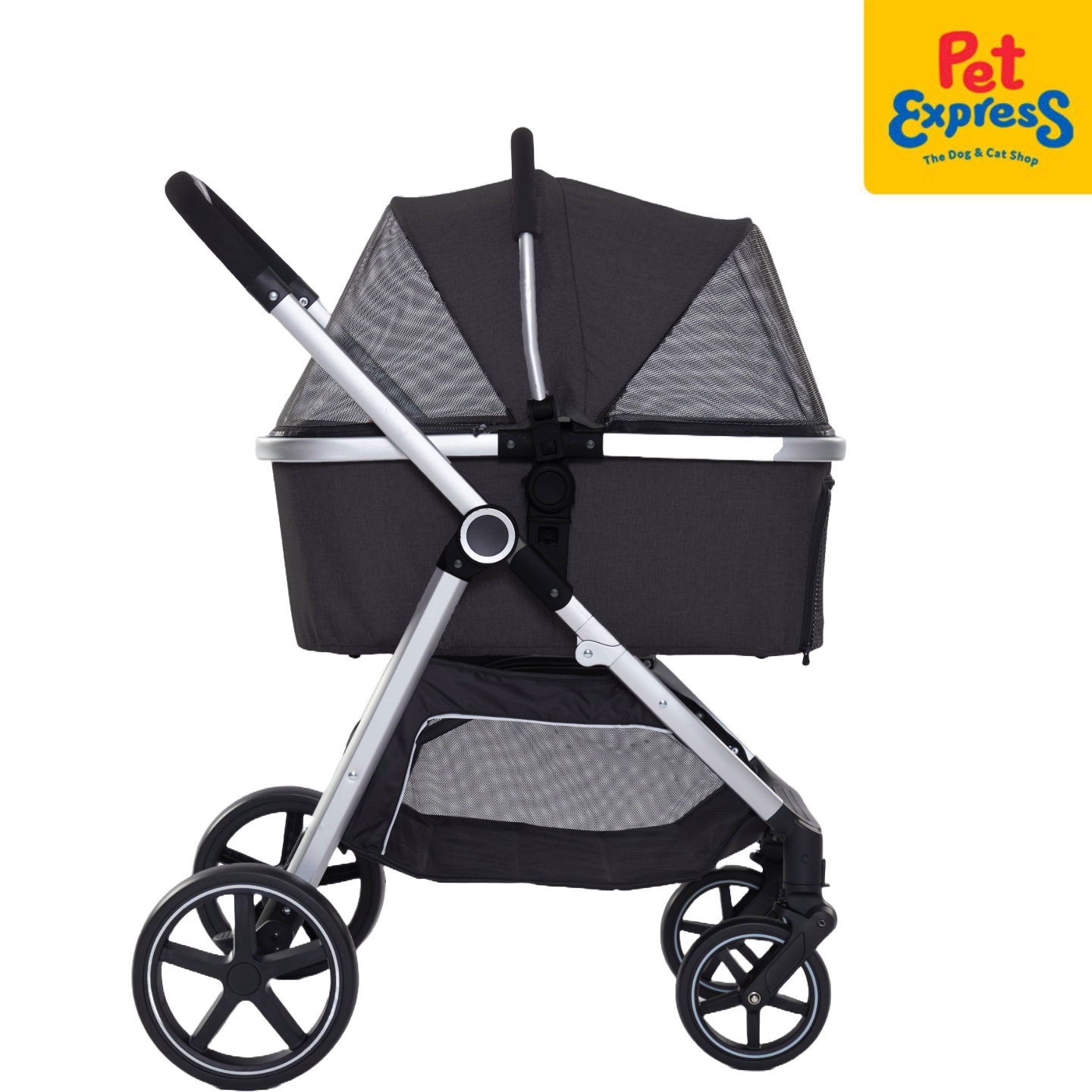 Pet Pals Pram 2-in-1 Pet Stroller Black – Pet Express