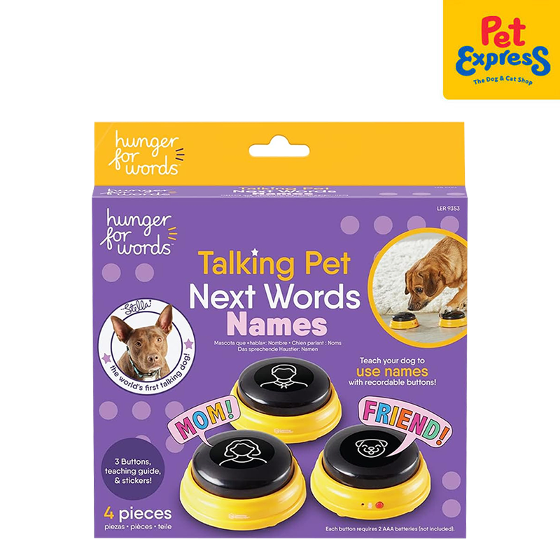 Talking Pet Next Words Names Training Dog Toy – Pet Express
