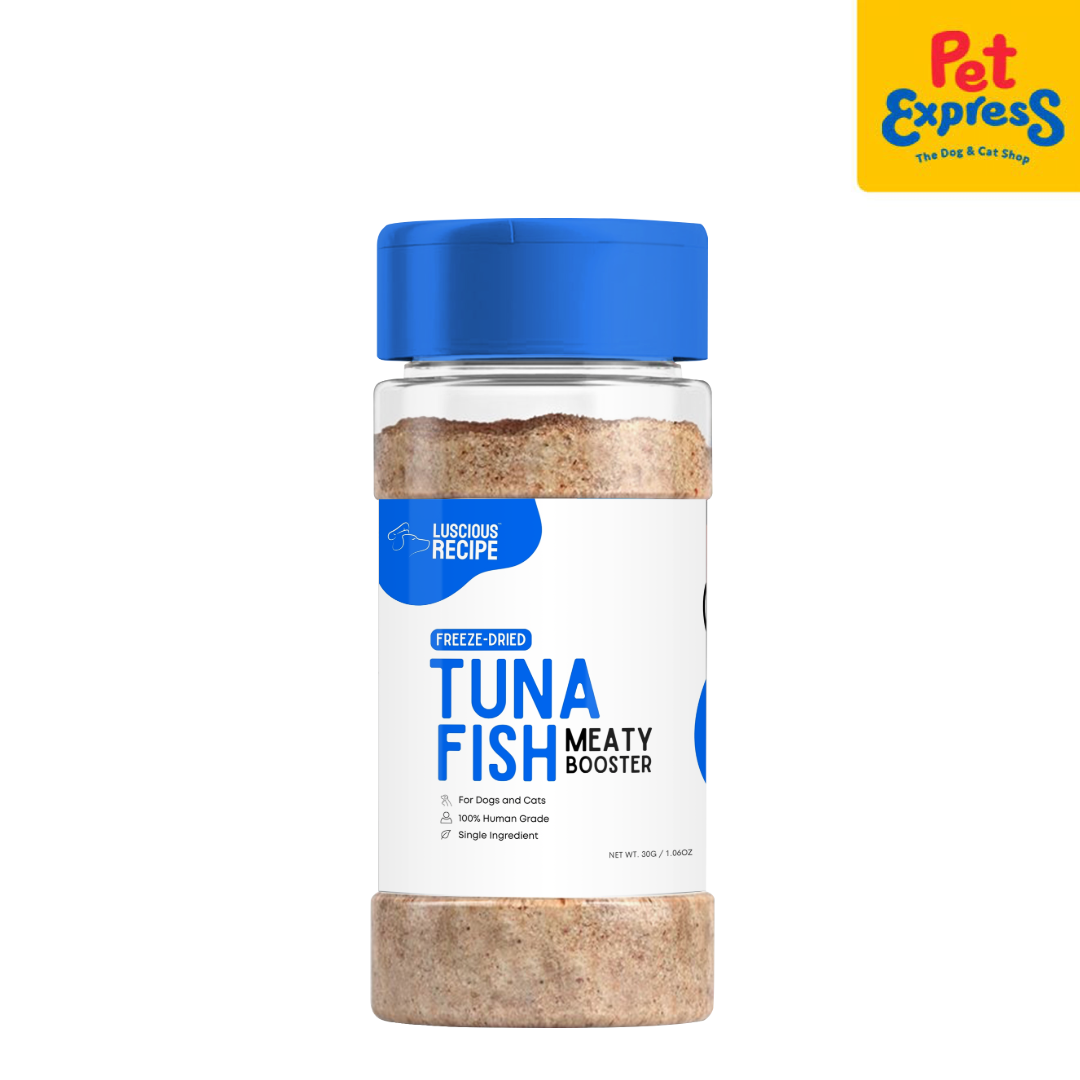 Luscious Recipe Barf Freeze-Dried Tuna Fish Meaty Booster Pet Treats 3 ...