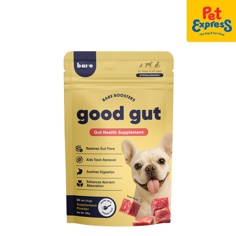Bare Good Gut Booster Hypoallergenic Gut Health Dog Supplement 150g ...