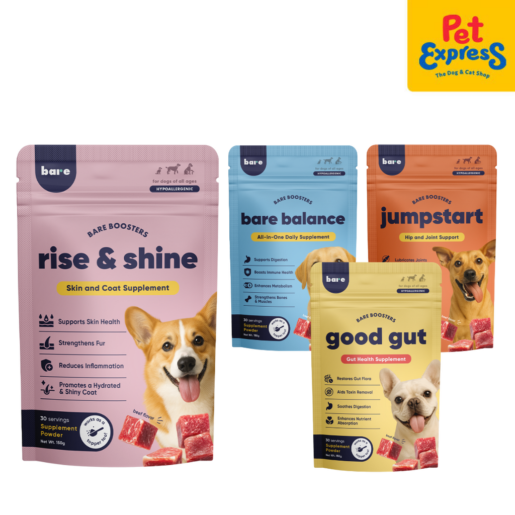 Bare Rise and Shine Booster Hypoallergenic Skin and Coat Dog Supplemen ...