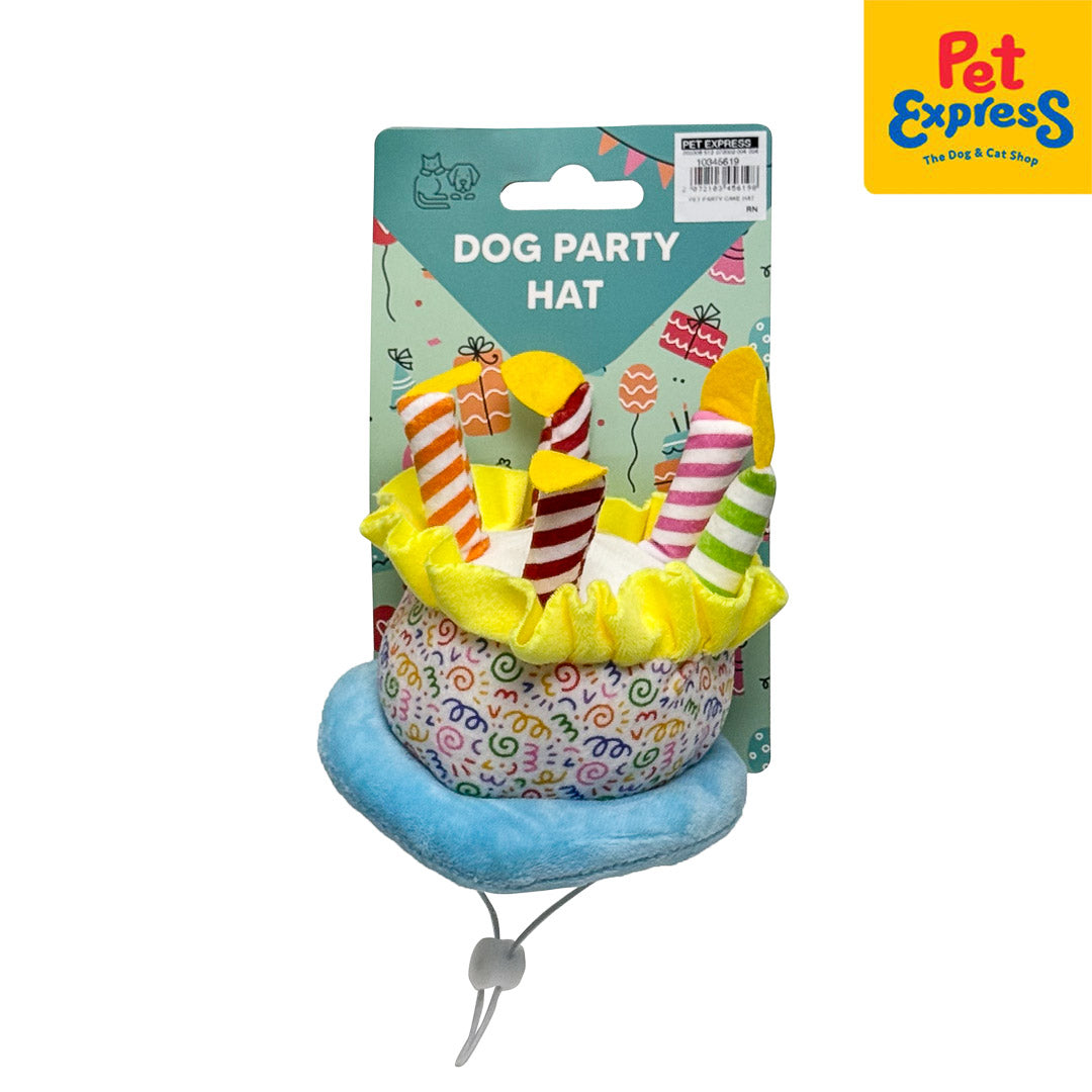 Pet Party Celebrati Cake Plush Party Hat Dog Accessories – Pet Express
