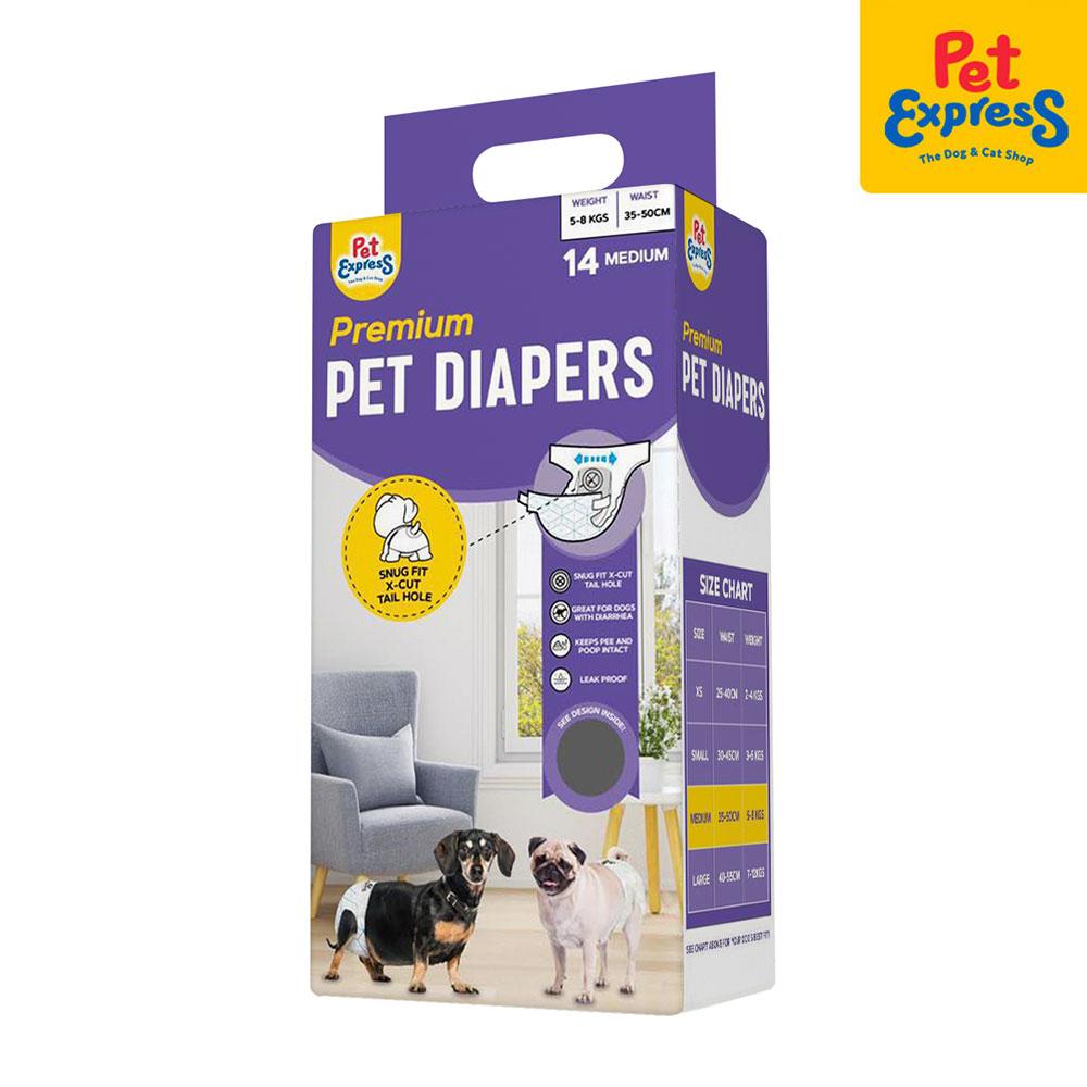 Pet Express Premium Pet Diapers Teal Medium 14s C-02 | Pet Express