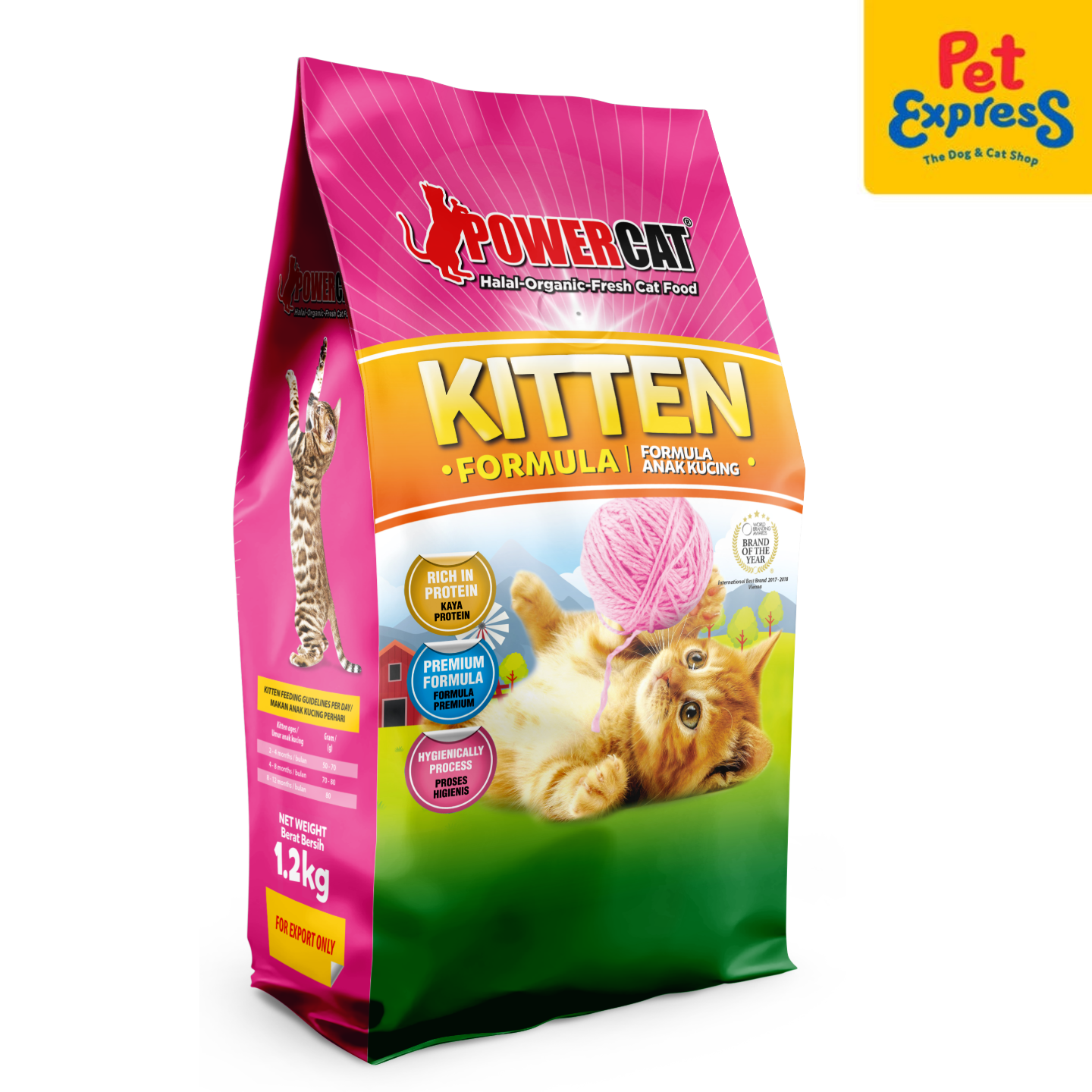 Power Cat Kitten Dry Cat Food 1.2kg – Pet Express