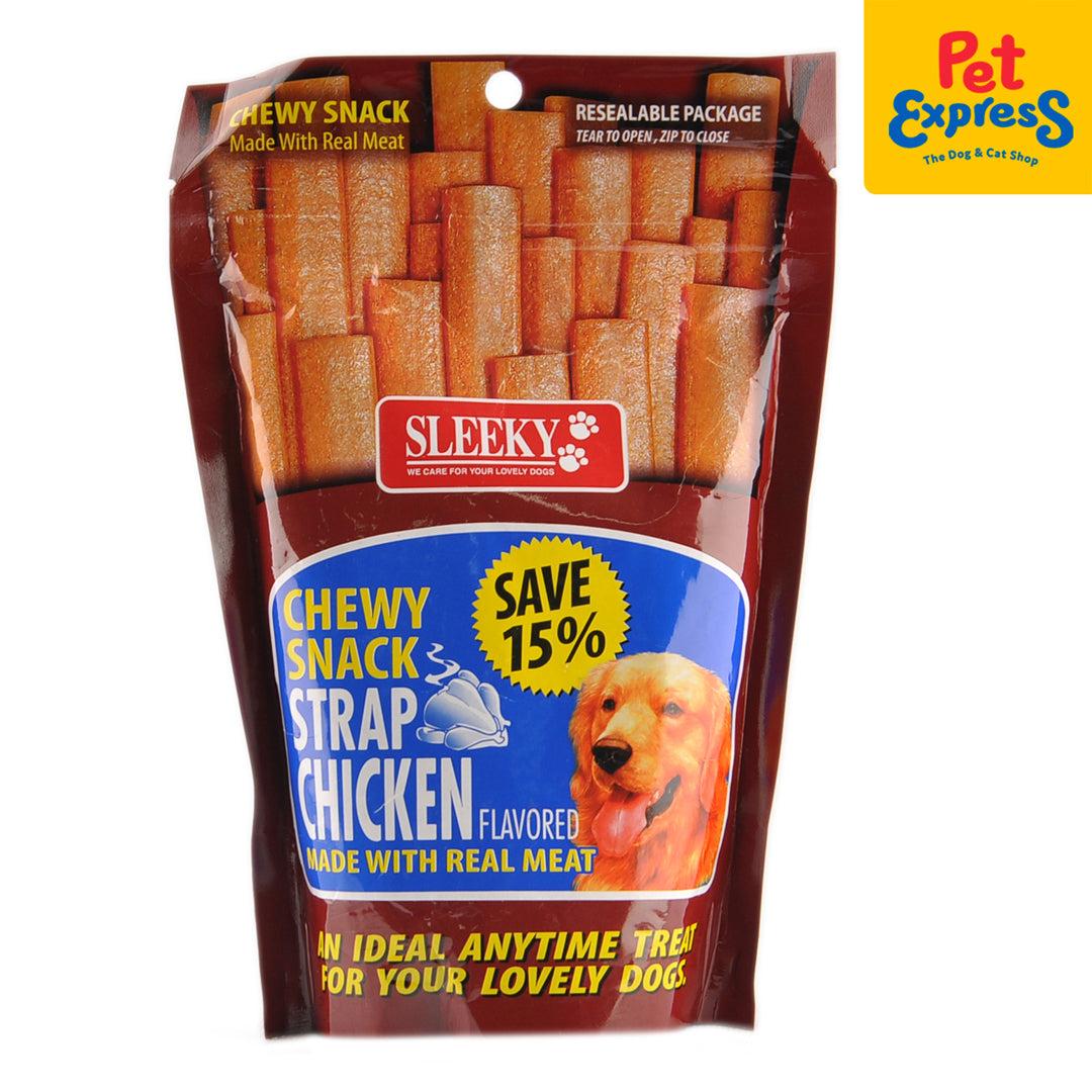 Sleeky Chewy Snack Strap Chicken Dog Treats 175g | Pet Express
