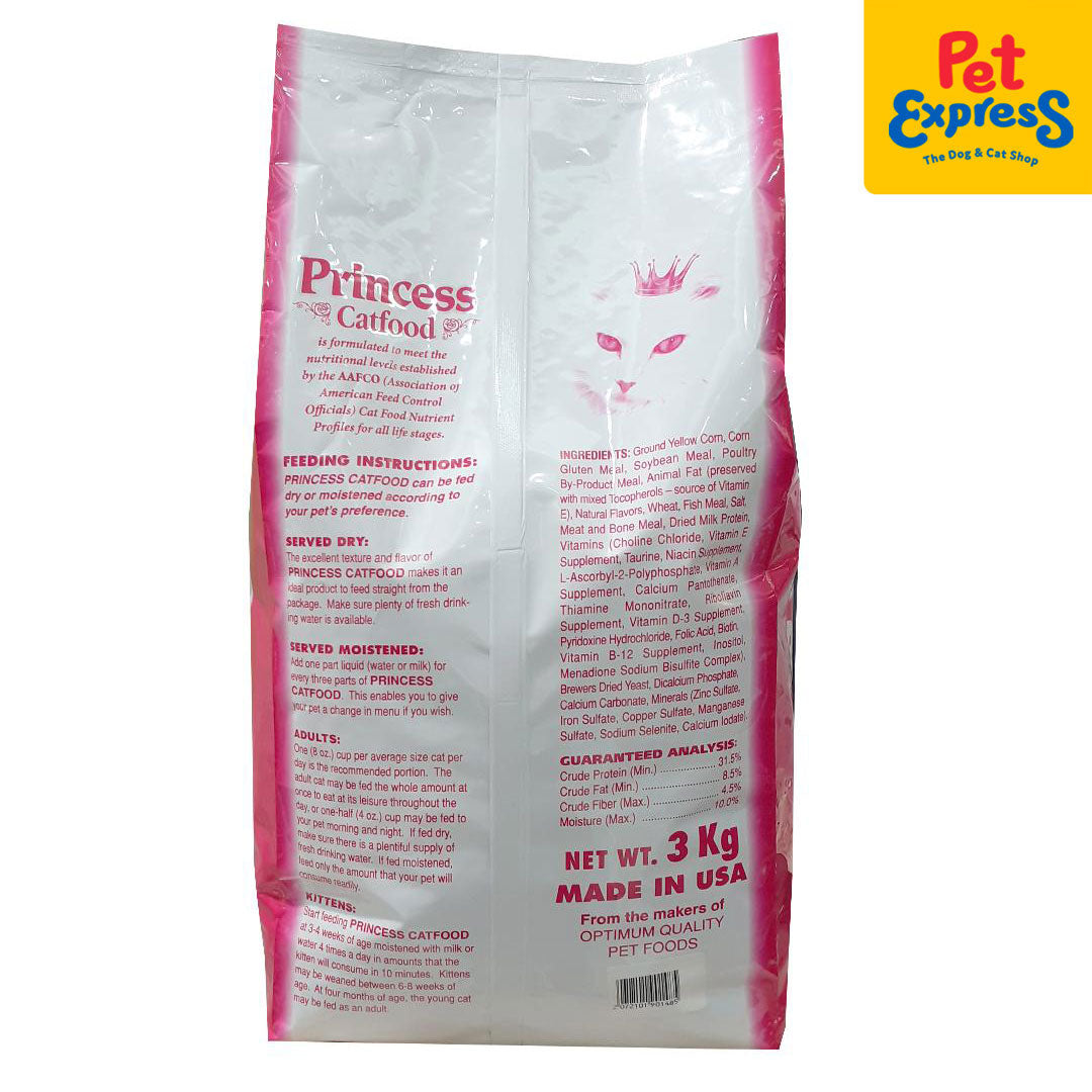 Princess Dry Cat Food 3kg | Pet Express