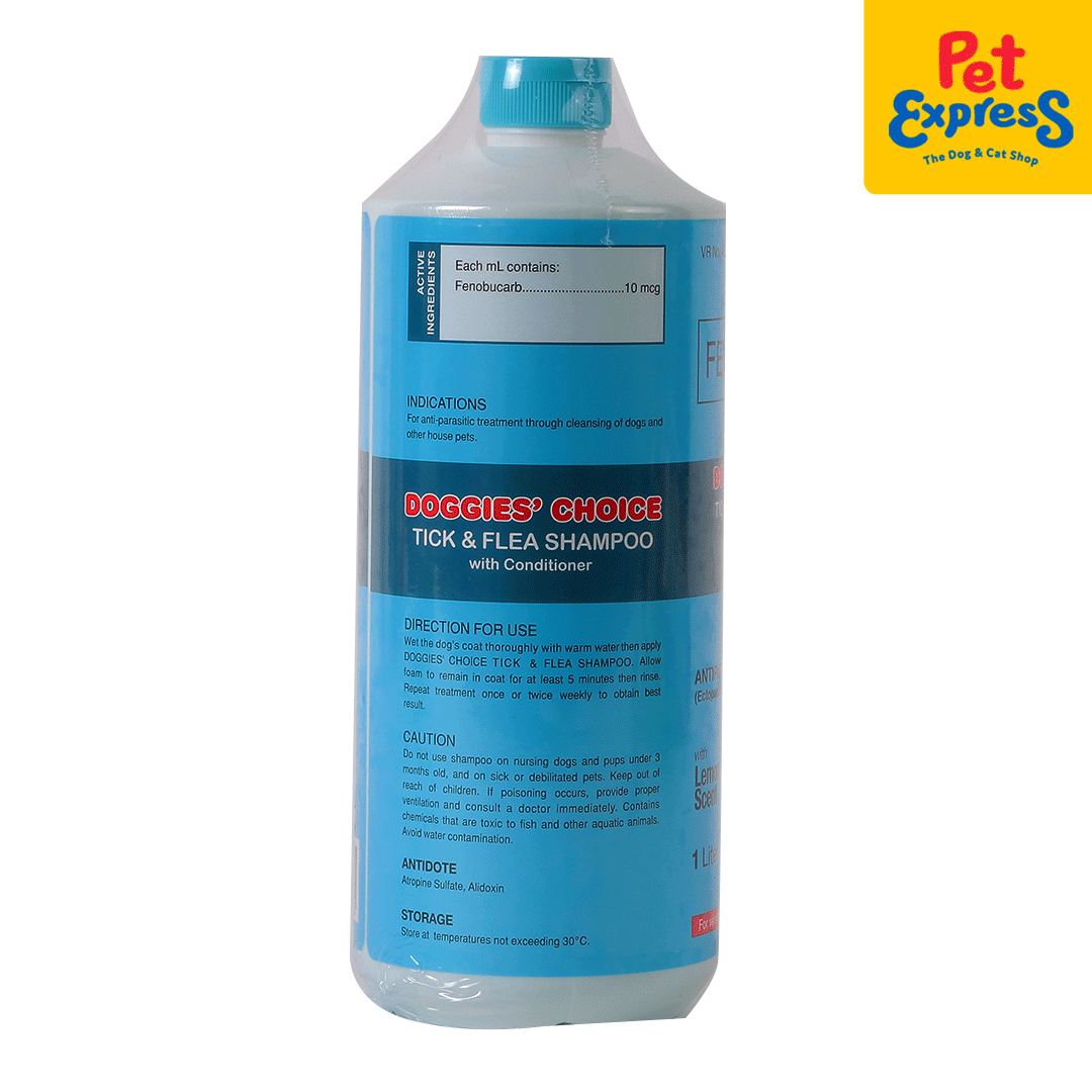 Doggies Choice Shampoo Tick and Flea 1L | Pet Express
