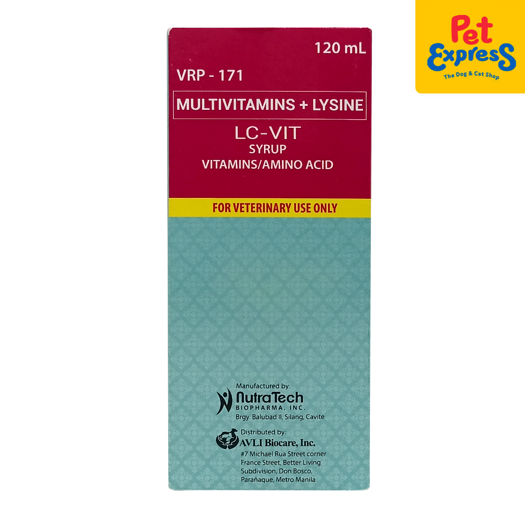 LC Vit Pet Multivitamins in Syrup 120ml | Pet Express