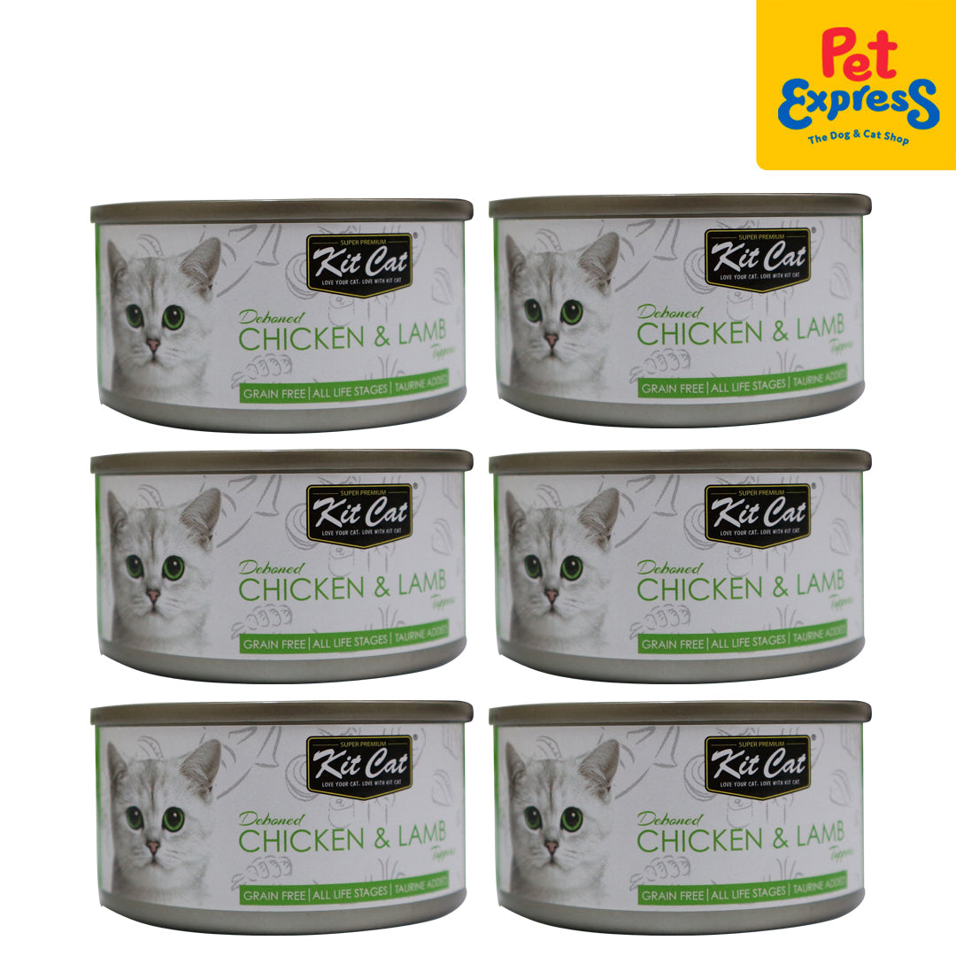 Kit Cat Deboned Chicken and Lamb 80g (6 cans) | Pet Express