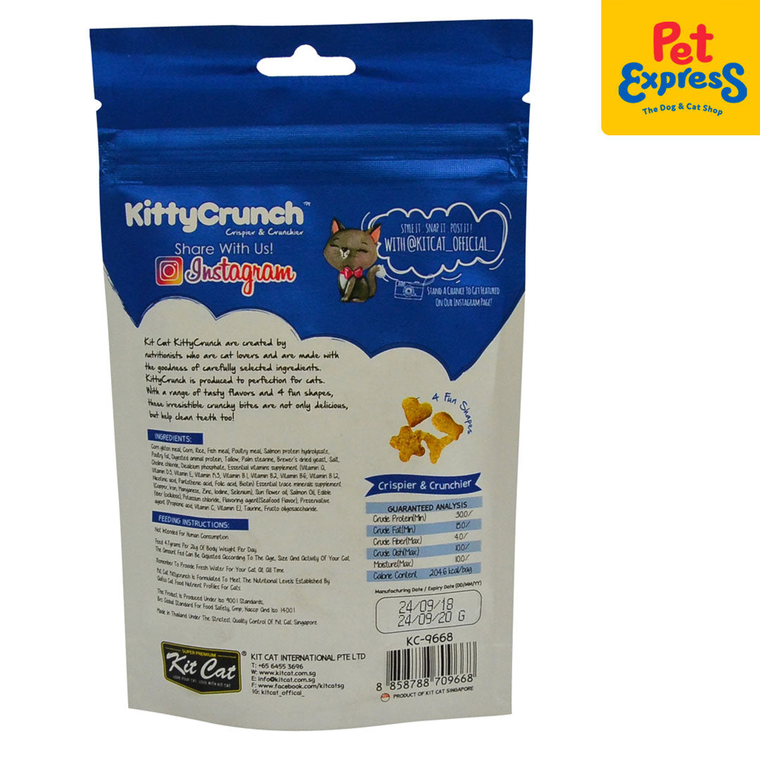 Kit Cat Kitty Crunch Seafood Cat Treats 60g | Pet Express