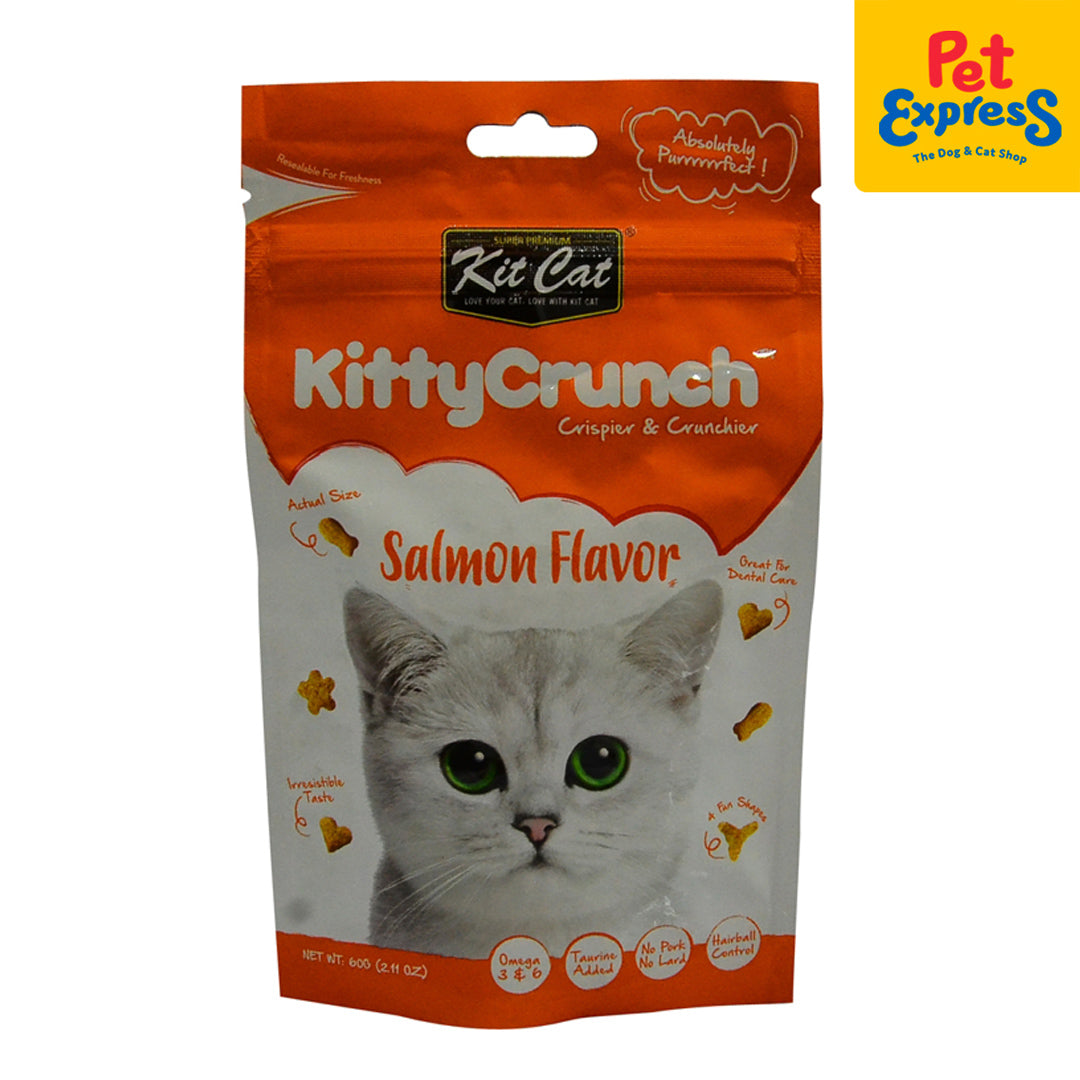 Kit Cat Kitty Crunch Salmon Cat Treats 60g | Pet Express