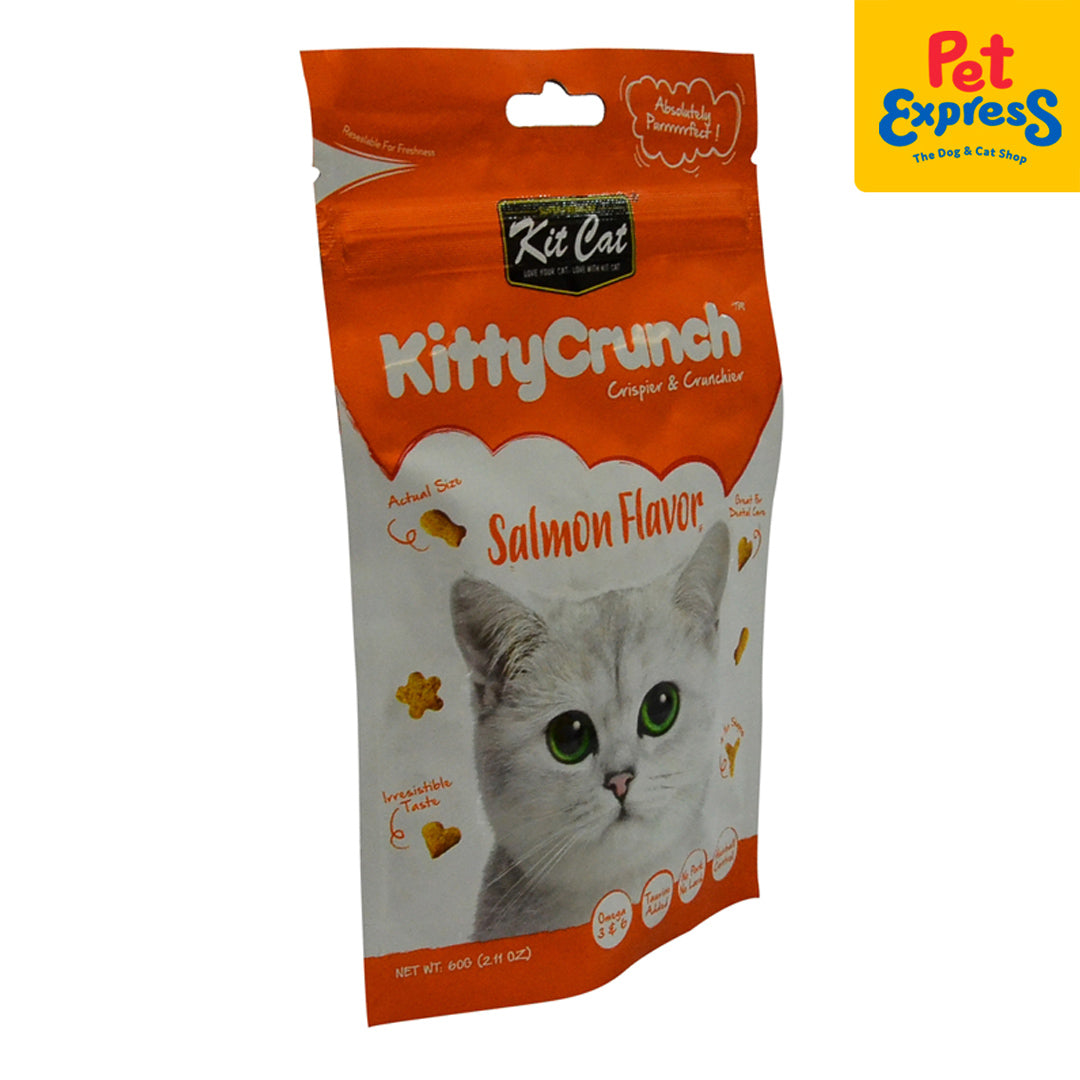 Kit Cat Kitty Crunch Salmon Cat Treats 60g | Pet Express