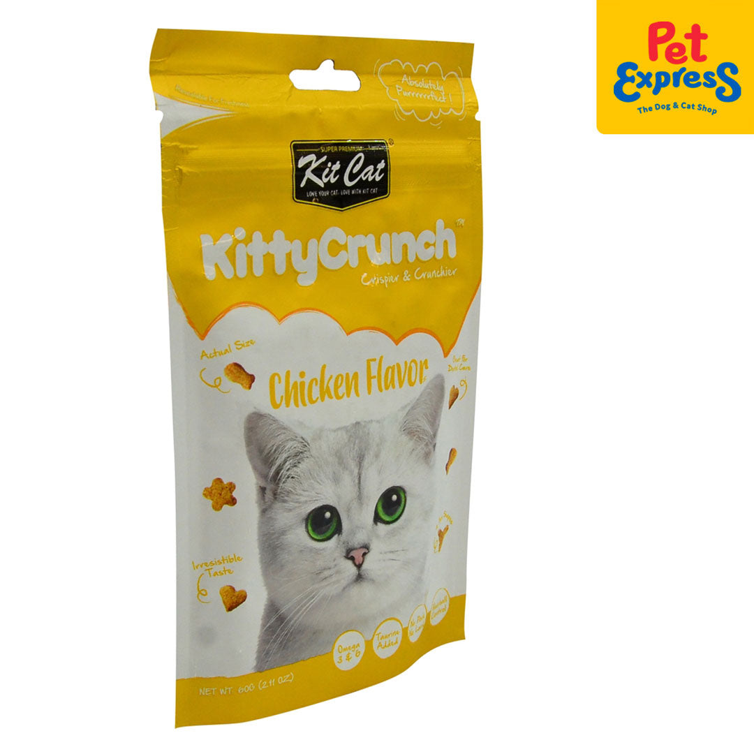 Kit Cat Kitty Crunch Chicken Cat Treats 60g | Pet Express
