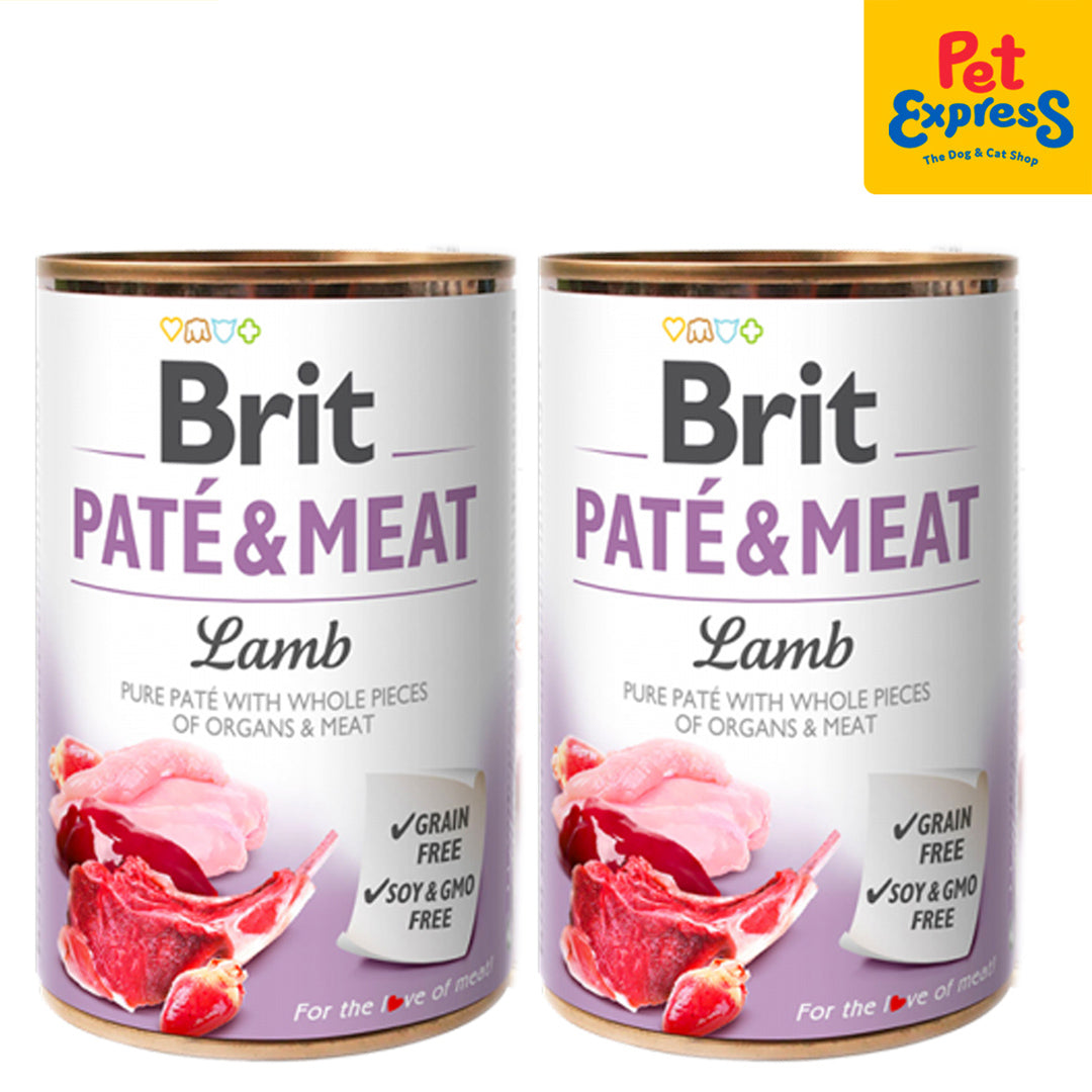 Brit Pate and Meat Lamb Wet Dog Food 400g (2 cans) – Pet Express