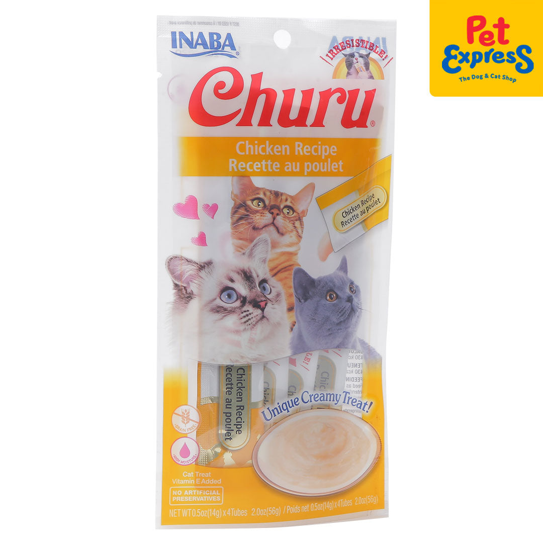 Inaba Churu Chicken Recipe Sticks Cat Treats 14gx4 (USA-603B)