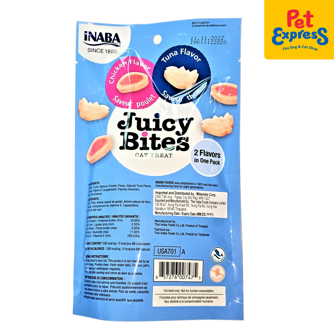 Inaba Juicy Bites Tuna and Chicken Cat Treats 11.3g (USA-701) – Pet Express