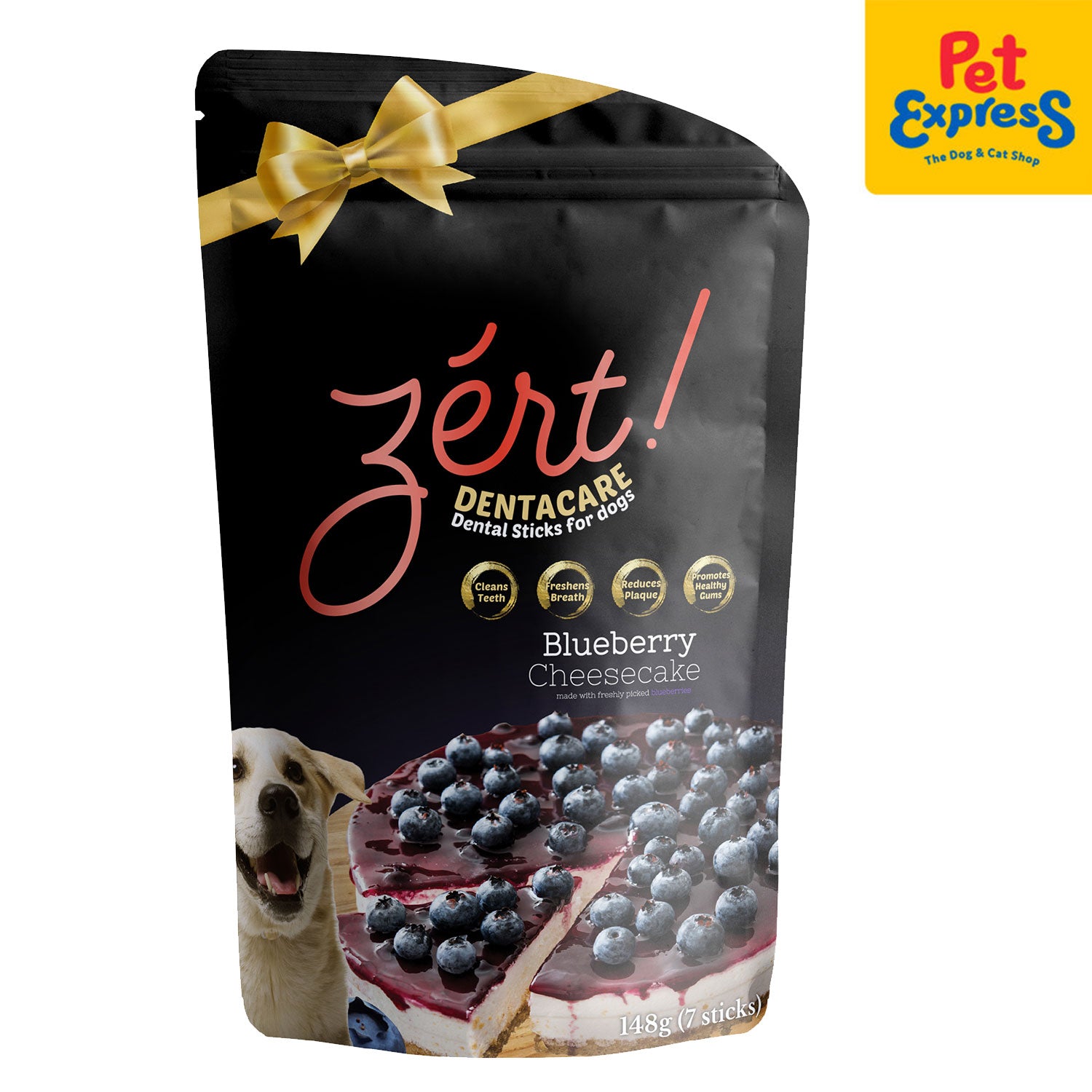 Zert Dentacare Blueberry Cheese Dog Treats 148g | Pet Express