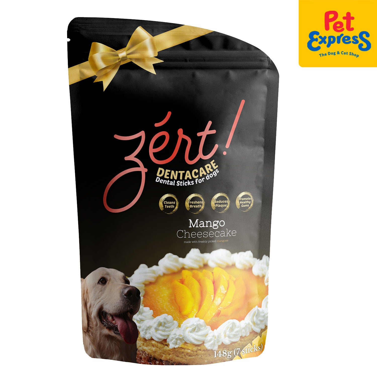 Zert Dentacare Mango Cheese Dog Treats 148g | Pet Express