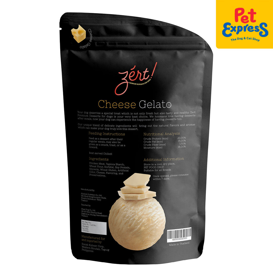 Zert Cheese Gelato Dog Treats 100g | Pet Express
