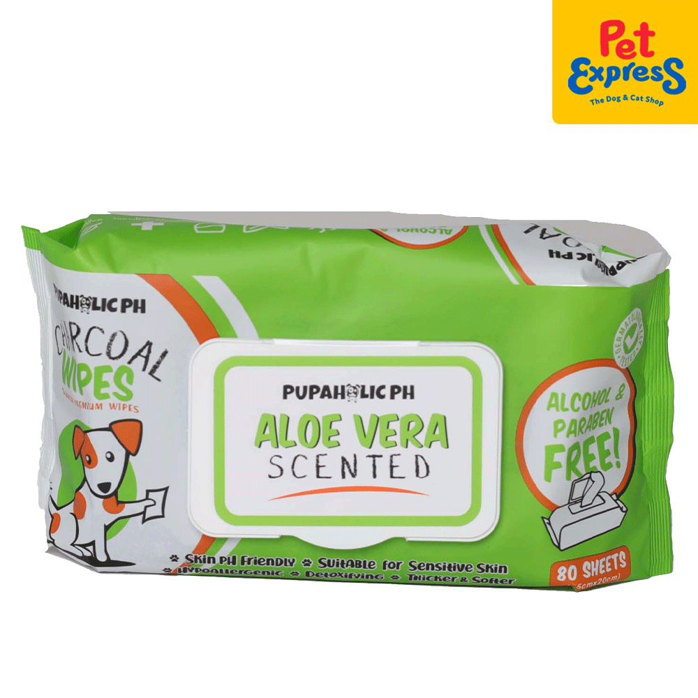 Pupaholic Charcoal Pet Wipes for Dogs and Cats 80s – Pet Express