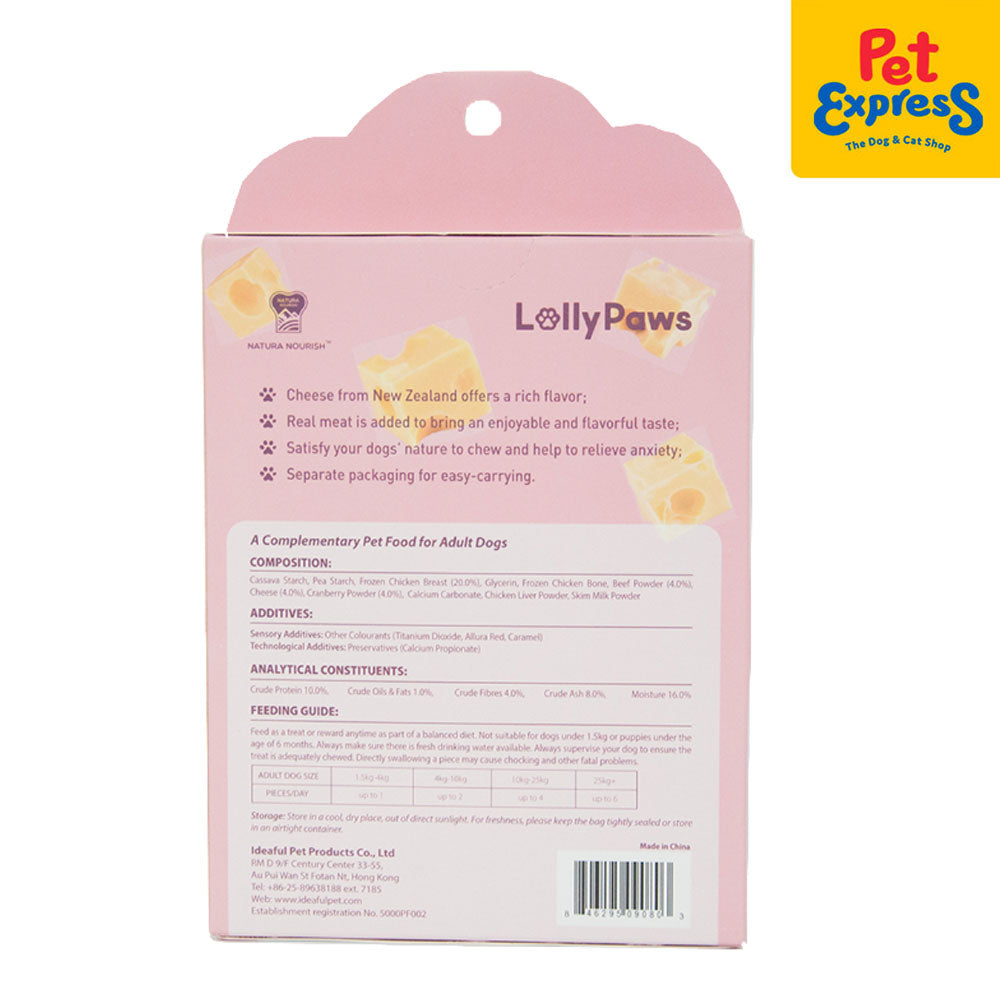 Natura Nourish Lolly Paws Cheese and Cranberry Dog Treats 60g – Pet Express