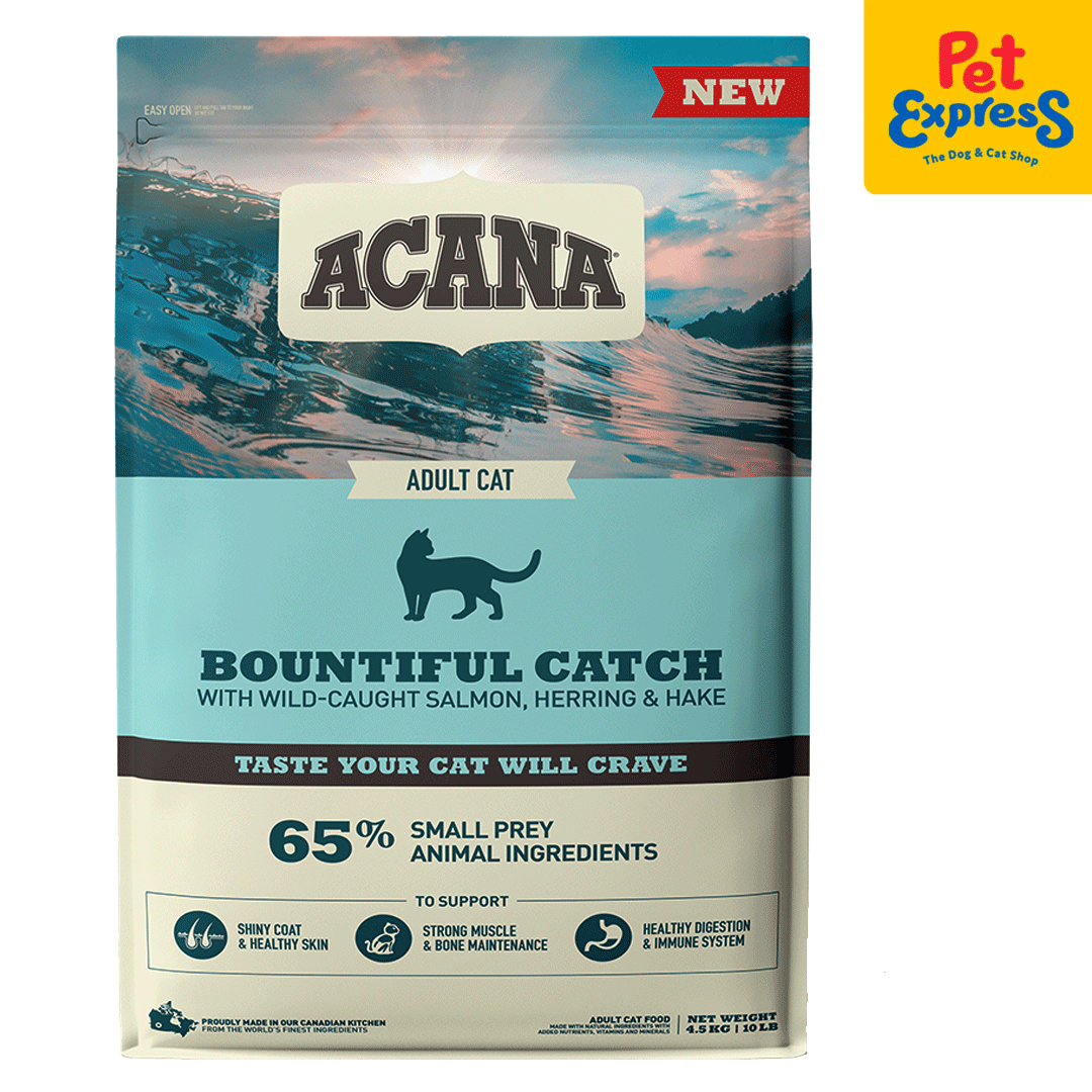 Acana Adult Bountiful Catch Dry Cat Food 4.5kg | Pet Express